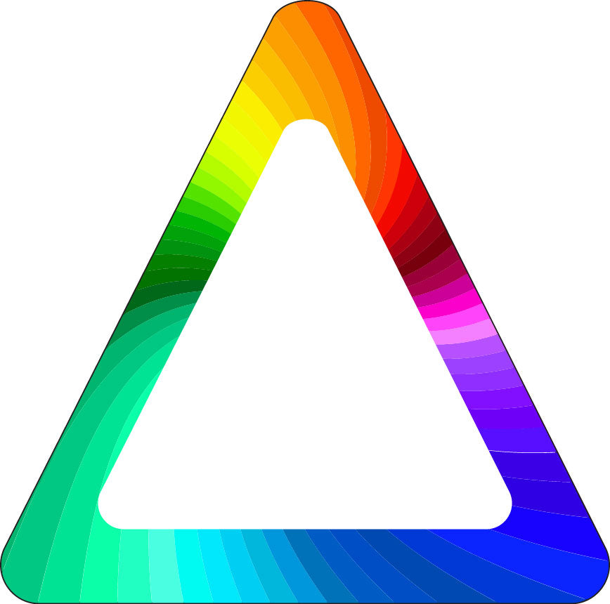 Custom Triangle Floor Sign – Pristine Products