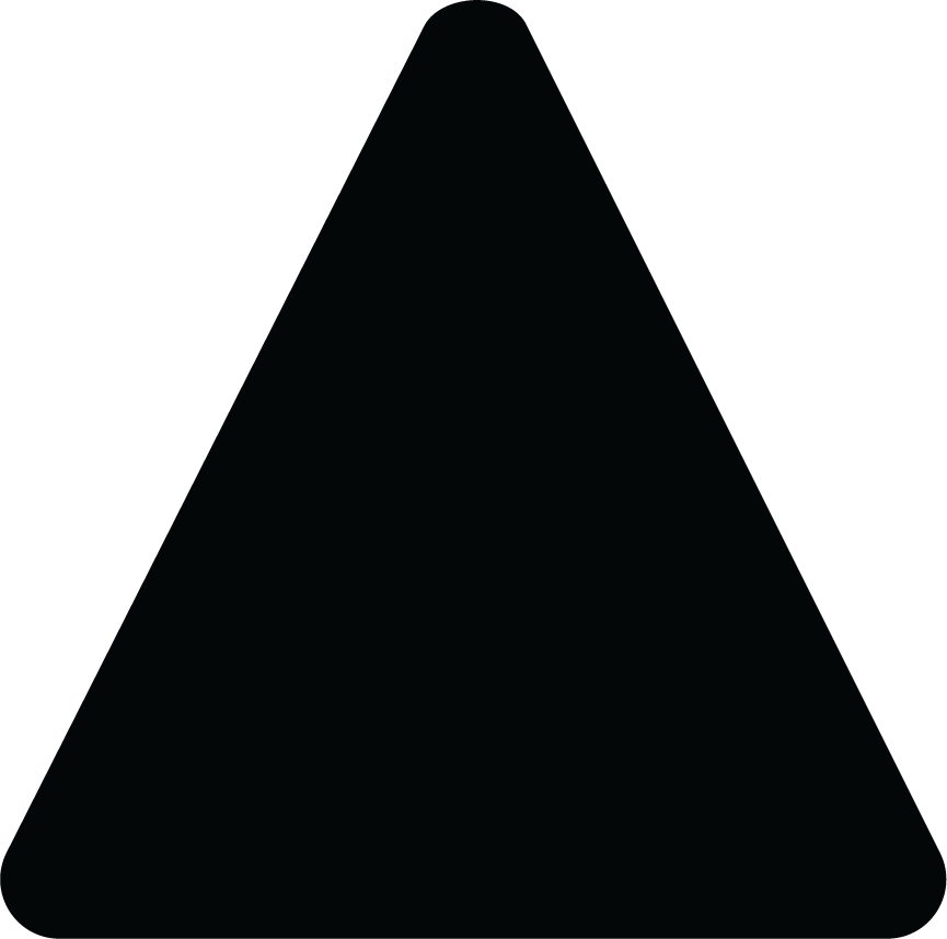 Custom Triangle Floor Sign – Pristine Products