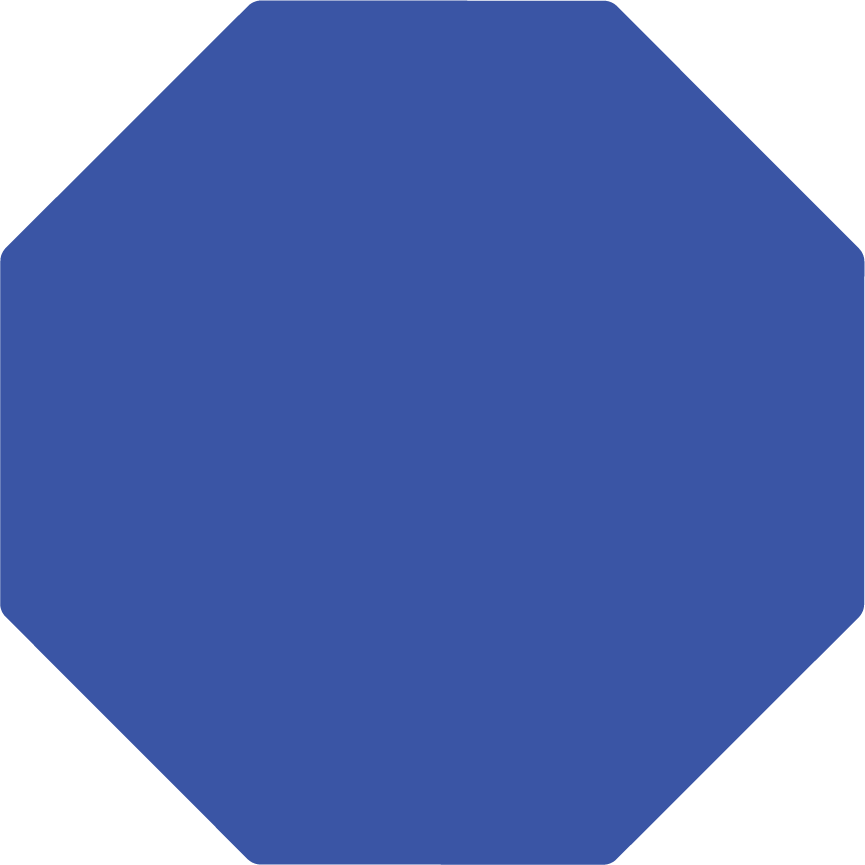 Custom Octagon Floor Sign – Pristine Products