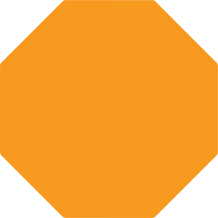 Custom Octagon Floor Sign – Pristine Products