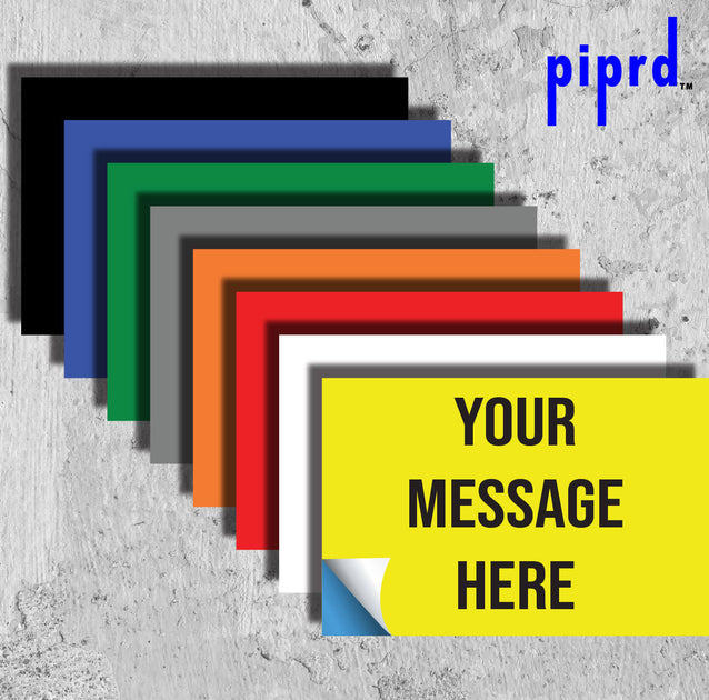 Custom Rectangle Floor Sign – Pristine Products