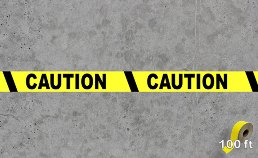 Caution Floor Tape - Repeating Message – Pristine Products