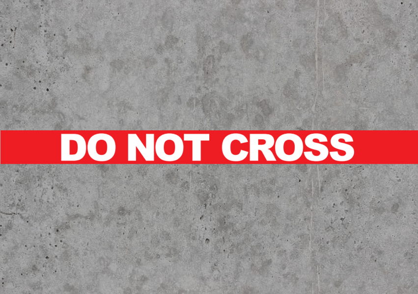Do Not Cross Floor Tape – Pristine Products