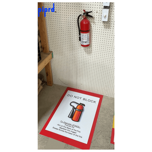 Fire Extinguisher Safety Sign Do Not Block FE2436 – Pristine Products
