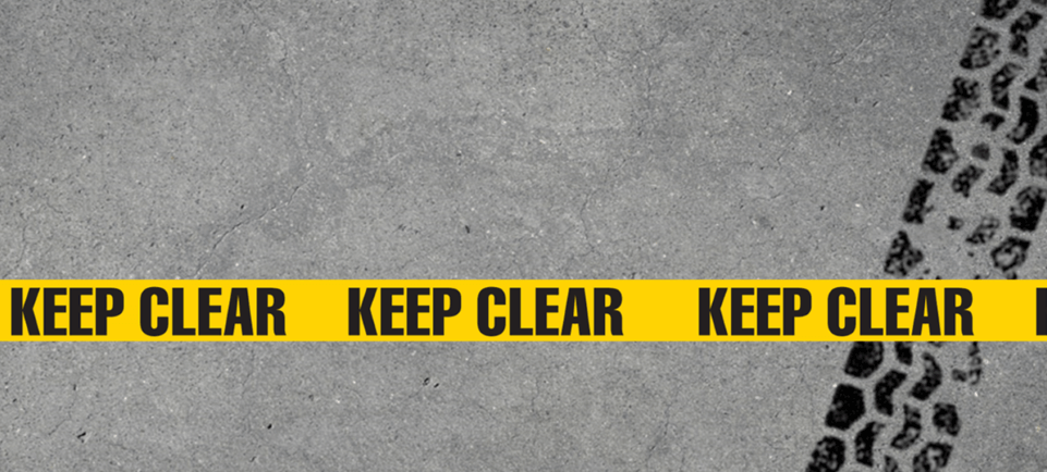 Keep Clear Floor Tape – Pristine Products