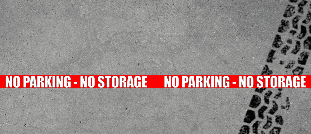 No Parking - No Storage Floor Tape with Text – Pristine Products