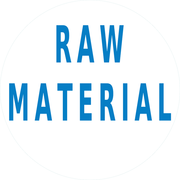 Raw Material Floor Sign – Pristine Products