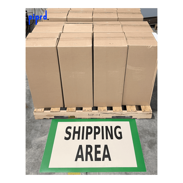 Shipping Area Floor Sign – Pristine Products