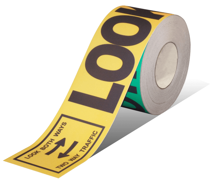 Floor Tape With Message - Stop Look Point – Pristine Products