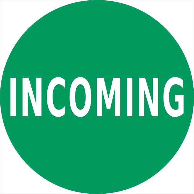 Incoming Floor Sign – Pristine Products